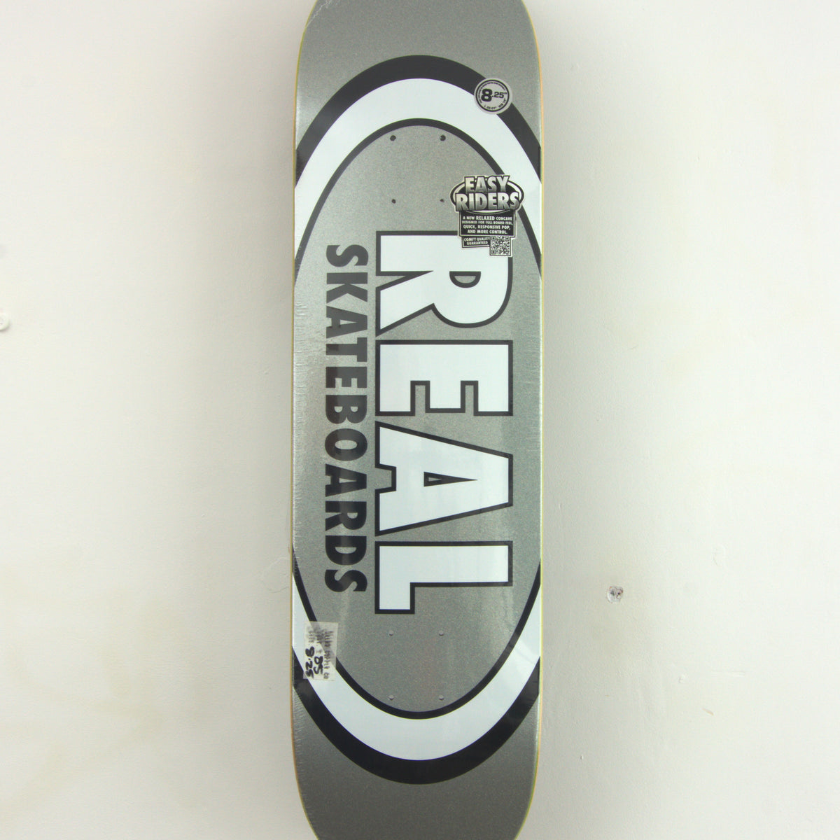 Real skateboards - team oval skateboard deck - 8.25 easy rider shape ...